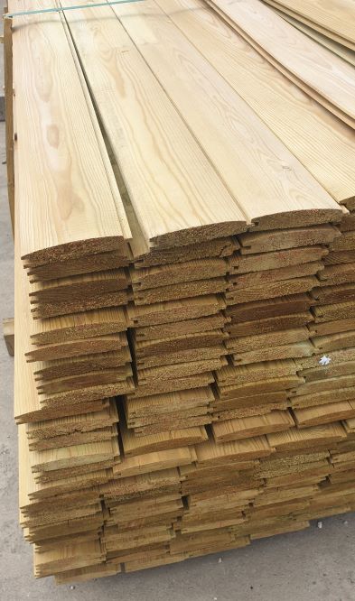 Treated Loglap Cladding - Wintech Timber